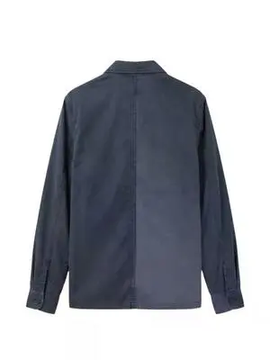 Hartford Jonah Button-up Pocket-detail Jacket - Blue