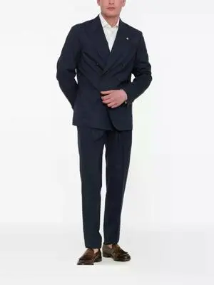 MANUEL RITZ Double-breasted Peak-lapel Suit