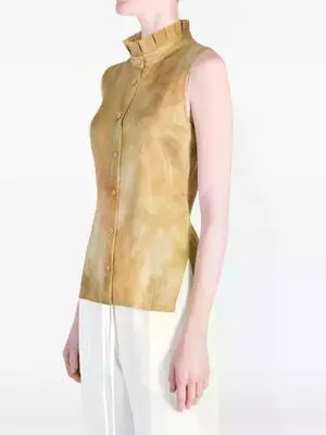 UMA WANG Tina Ruffled-collar Top