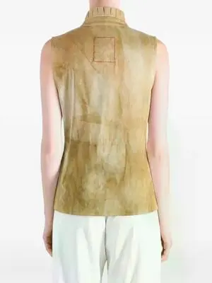 UMA WANG Tina Ruffled-collar Top