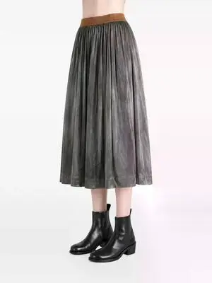 UMA WANG Gathered A-line Skirt