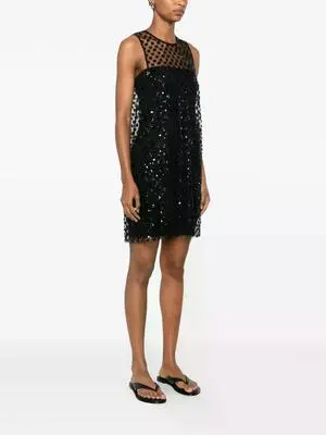HERSKIND Jamie Floral-sequin Embellished Dress