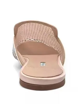 LE SILLA Gilda Crystal-embellished Mesh Mules