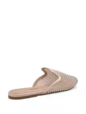LE SILLA Gilda Crystal-embellished Mesh Mules