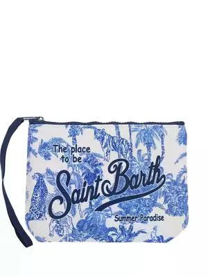 MC2 SAINT BARTH Aline Logo-print Clutch Bag