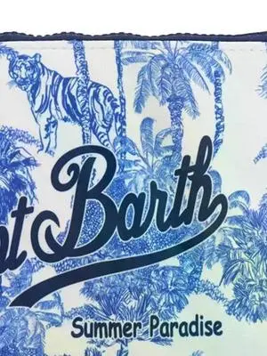 MC2 SAINT BARTH Aline Logo-print Clutch Bag