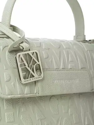 Armani Exchange Embossed Logo Top-handle Tote Bag