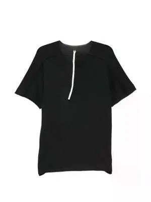 LABEL UNDER CONSTRUCTION Cotton Sweater With Short Sleeves