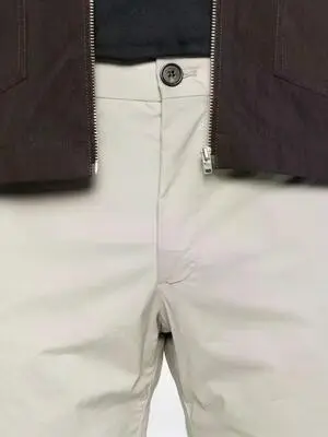 Incotex Light Gray Belt Loops Trousers