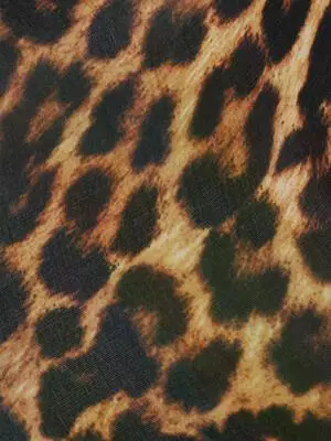 MAISON CLOSE Safari Leopard-print Mini Wrap Skirt