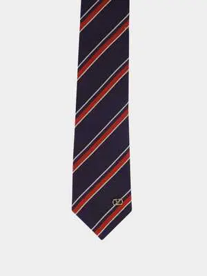 Valentino Garavani Jacquard Silk Neck Tie - Multicolour