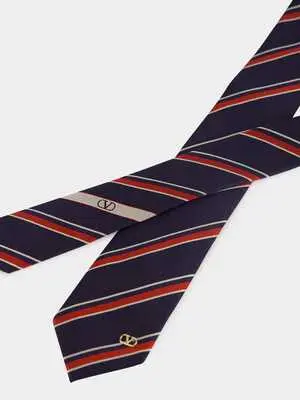 Valentino Garavani Jacquard Silk Neck Tie - Multicolour
