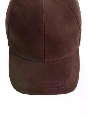 Valentino Garavani Vlogo Signature Suede Baseball Cap