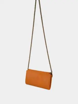 Stella McCartney Falabella Continental Crossbody Bag - Orange