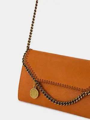 Stella McCartney Falabella Continental Crossbody Bag - Orange