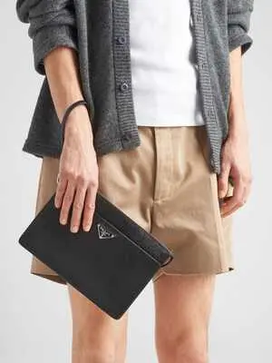 Prada Saffiano Leather Pouch