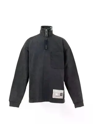 Mihara Yasuhiro Half-zip Long-sleeve T-shirt - Grey