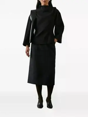 Soeur Asymmetric High Neck Top