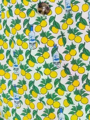 MC2 SAINT BARTH Lemon Print Swim Shorts