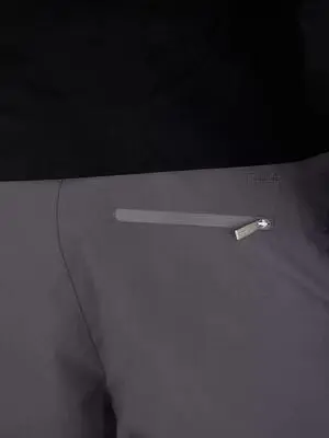 Herno Charcoal Woven Texture Trousers