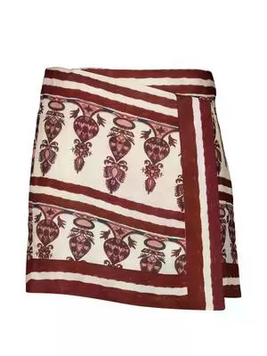 Johanna Ortiz Roots Wrap Skirt - Neutrals