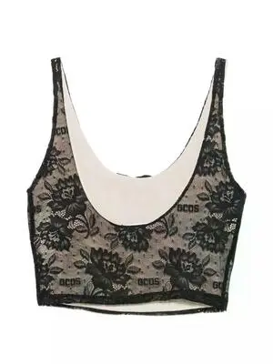 Gcds X Betty Boop Sequin-embellished Lace Top