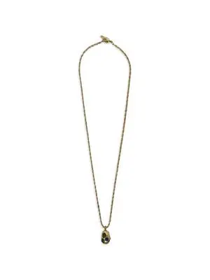 ALEMAIS Egg Pendant Necklace - Gold