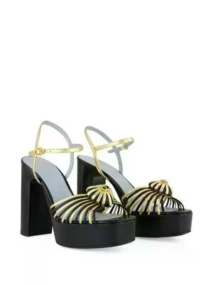 Valentino Garavani Coeur Royal Leather Sandals
