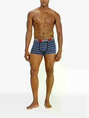 DIESEL® Logo-waistband Cotton Boxers - Blue