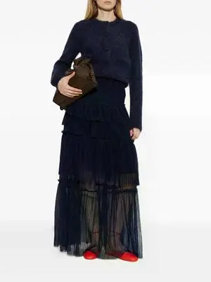 Munthe Tiered Ruffled Maxi Skirt