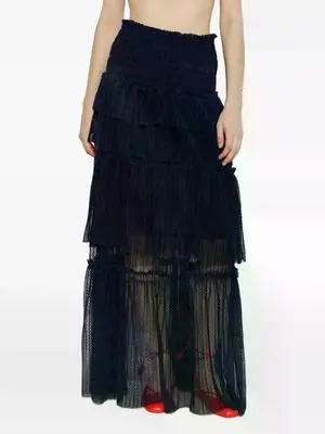 Munthe Tiered Ruffled Maxi Skirt