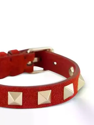 Valentino Garavani Rockstud Suede Bracelet