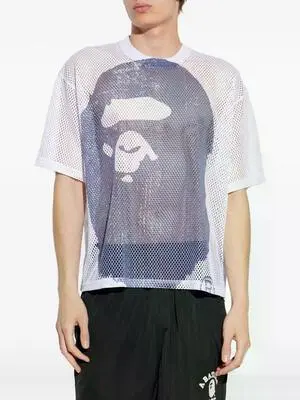 A BATHING APE Ape Head Mesh T-shirt
