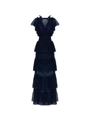 Munthe Noriz Ruffled Tiered Maxi Dress