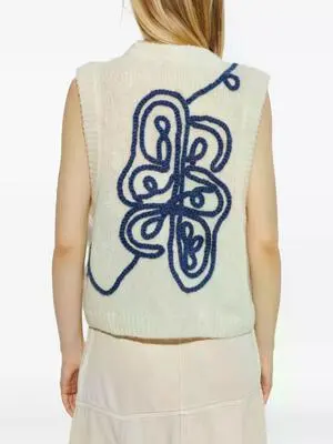 Munthe Nowland Embroidered Wool Cardigan