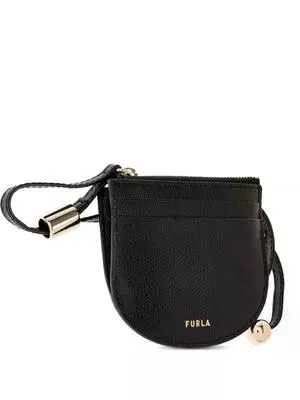 Furla Laura Logo-print Card-holder - Black