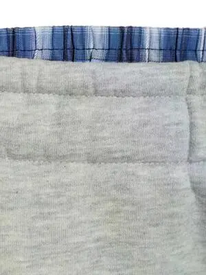 Munthe Nohlan Check-waistband Turn-up Track Pants
