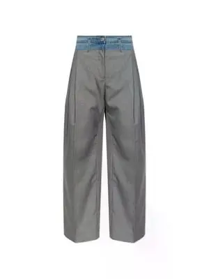 Munthe Panelled Wide Leg Trousers
