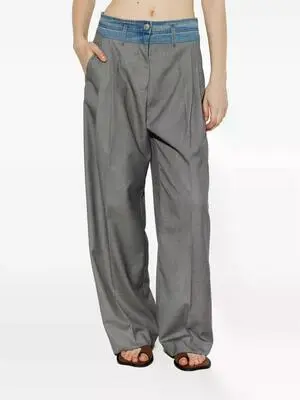 Munthe Panelled Wide Leg Trousers