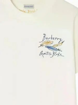 Burberry X Sir Quentin Blake Feather-print Cotton T-shirt