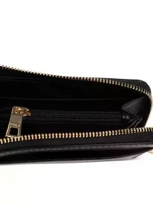Furla Laura Medium Logo-plaque Wallet - Black