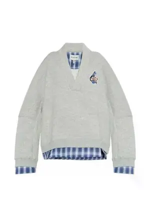 Munthe Layered Logo-patch Sweatshirt