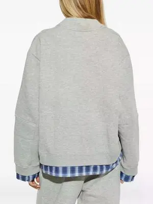Munthe Layered Logo-patch Sweatshirt
