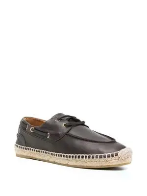 Bally Braided Leather Espadrilles
