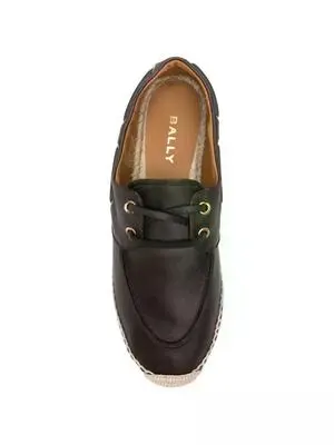 Bally Braided Leather Espadrilles