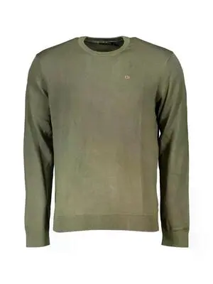 NAPAPIJRI Logo Patch Crew Neck Sweater - Green