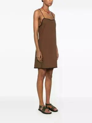 TERRY PUESTO Crochet-trim Mini Dress