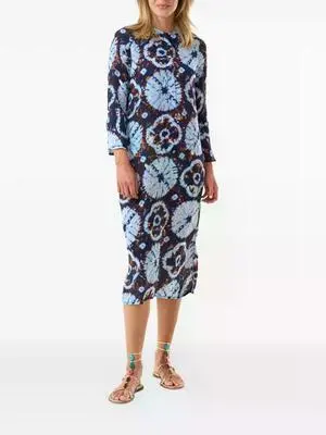 One Season Genie Midi Dress - Blue