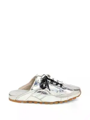 Dorothee Schumacher Metallic-finish Mule Sneakers