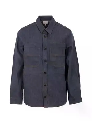 A.p.c. Contrast-stitched Denim Jacket - Blue